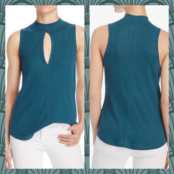 Free People | Tops | New Free People Faye Ribbed Keyhole Tank Size ...